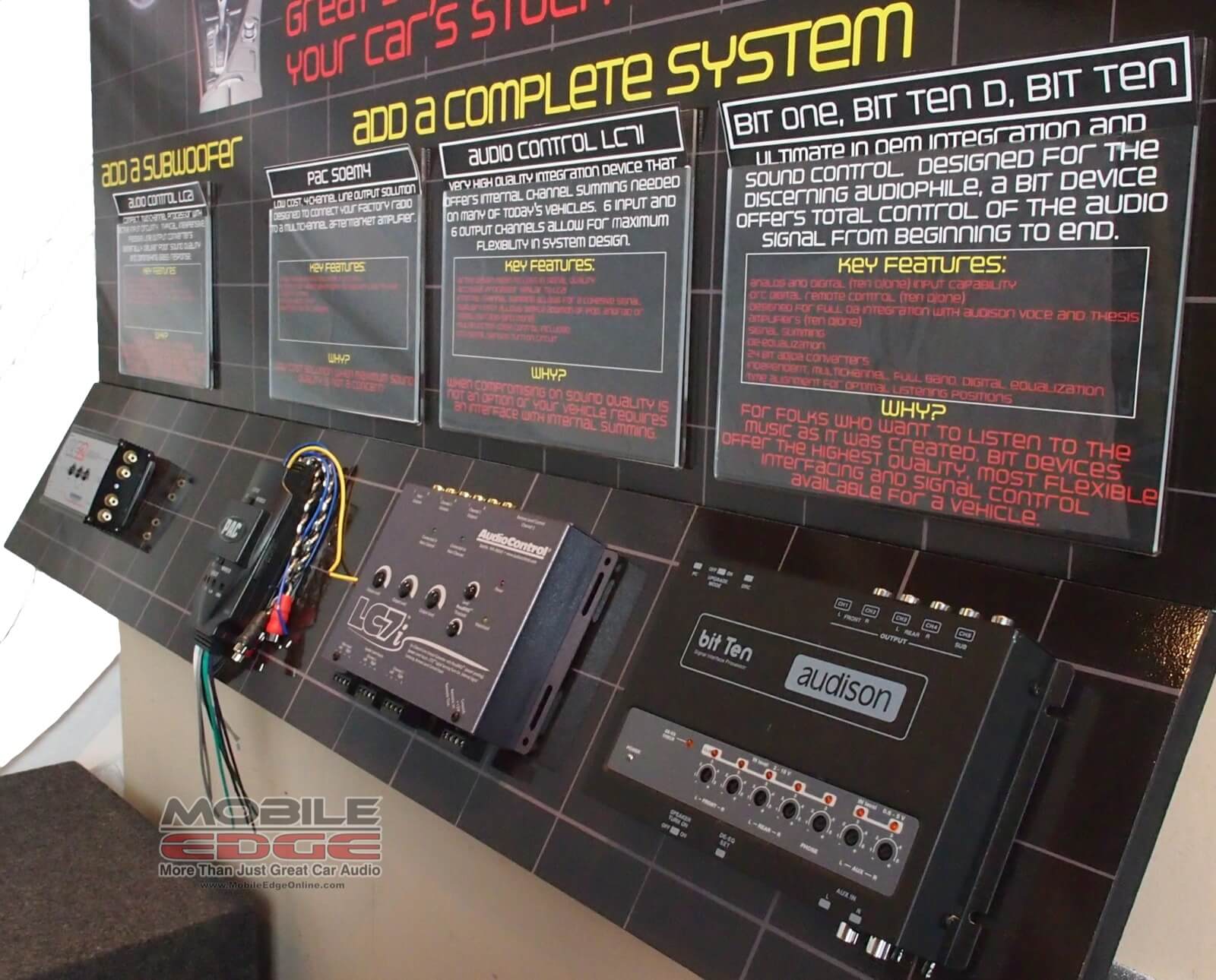 Great Car Audio Can Start With Your Factory Radio - Mobile Edge