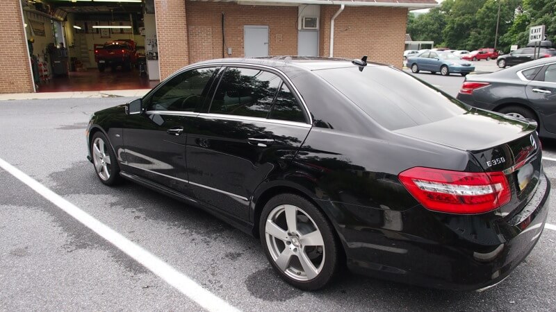 Repeat Client has 2nd Mercedes Window Tint Installation at Mobile Edge