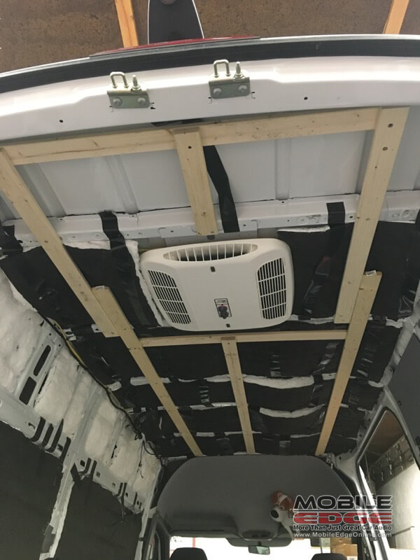 Northampton Client Gets Sprinter Van Interior Panels and Tint