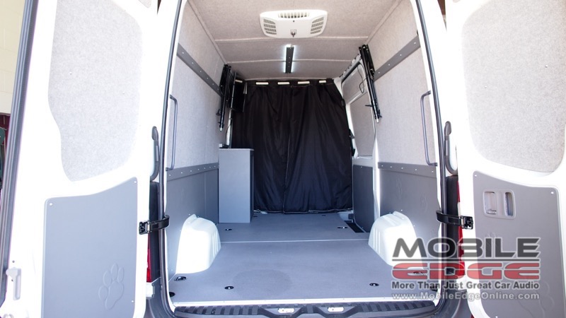 Northampton Client Gets Sprinter Van Interior Panels and Tint