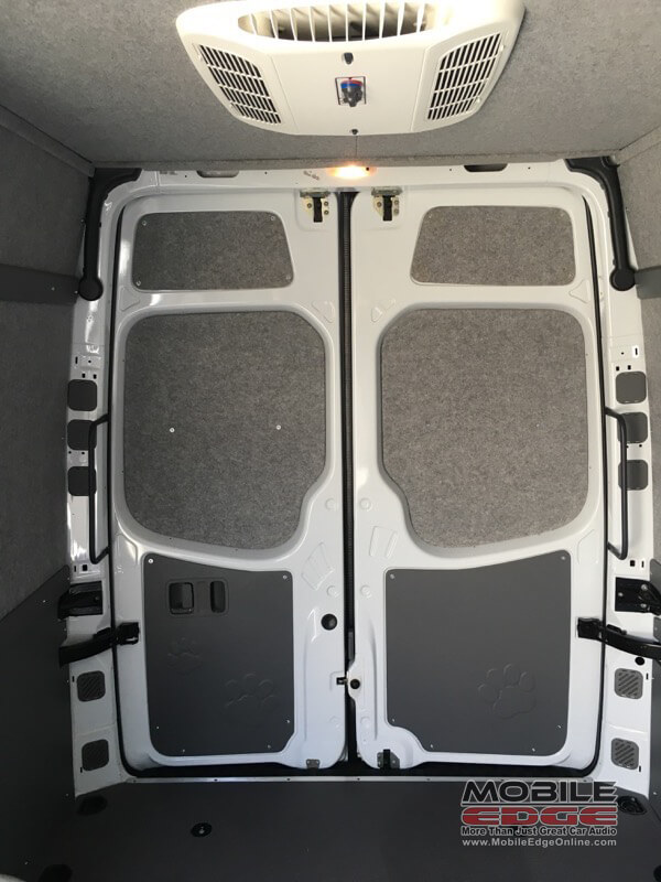 Northampton Client Gets Sprinter Van Interior Panels and Tint