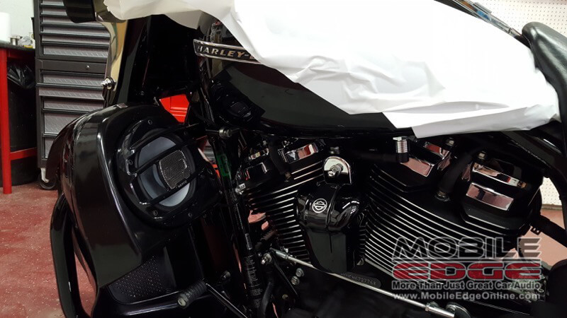 Harley Davidson Road King Special Audio System for Jim Thorpe Client