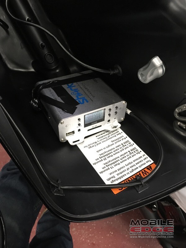 Harley Davidson Road King Special Audio System for Jim Thorpe Client