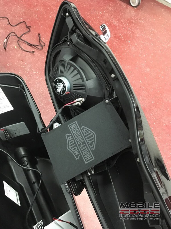 Harley Davidson Road King Special Audio System for Jim Thorpe Client