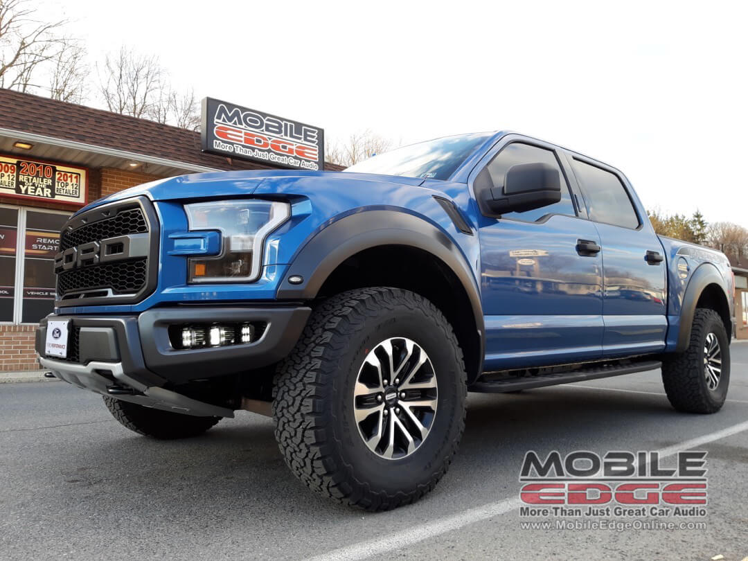 Lehighton Client Adds Driving Lights and Tint to 2019 Ford Raptor