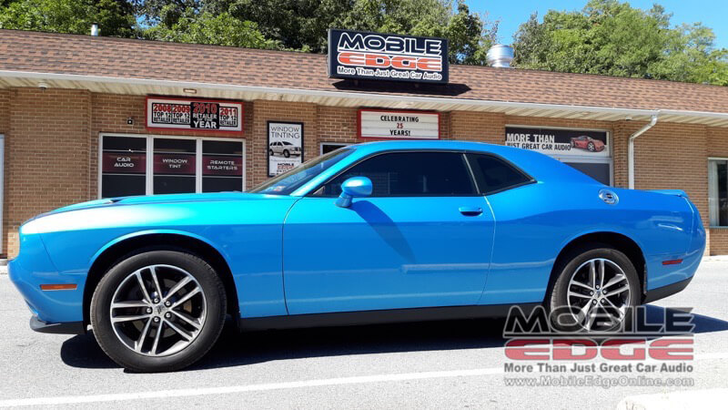 Blue Pearlcoat 2019 Dodge Challenger Gets 3M Color Stable Window Film