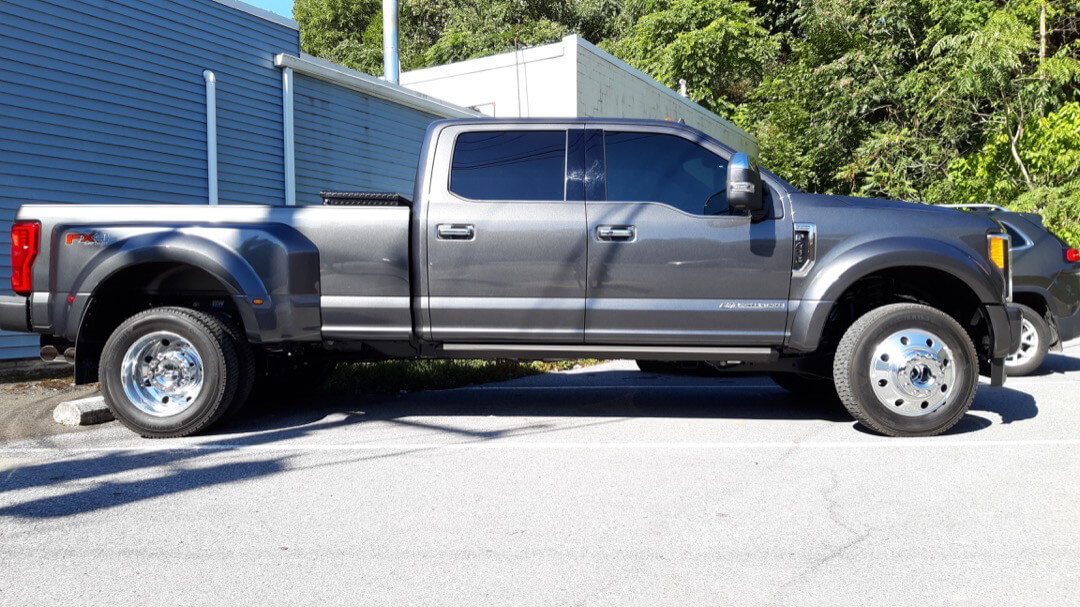 Magnetic Metallic Gray 2020 Ford F-450 Gets 3M Window Tint Upgrade