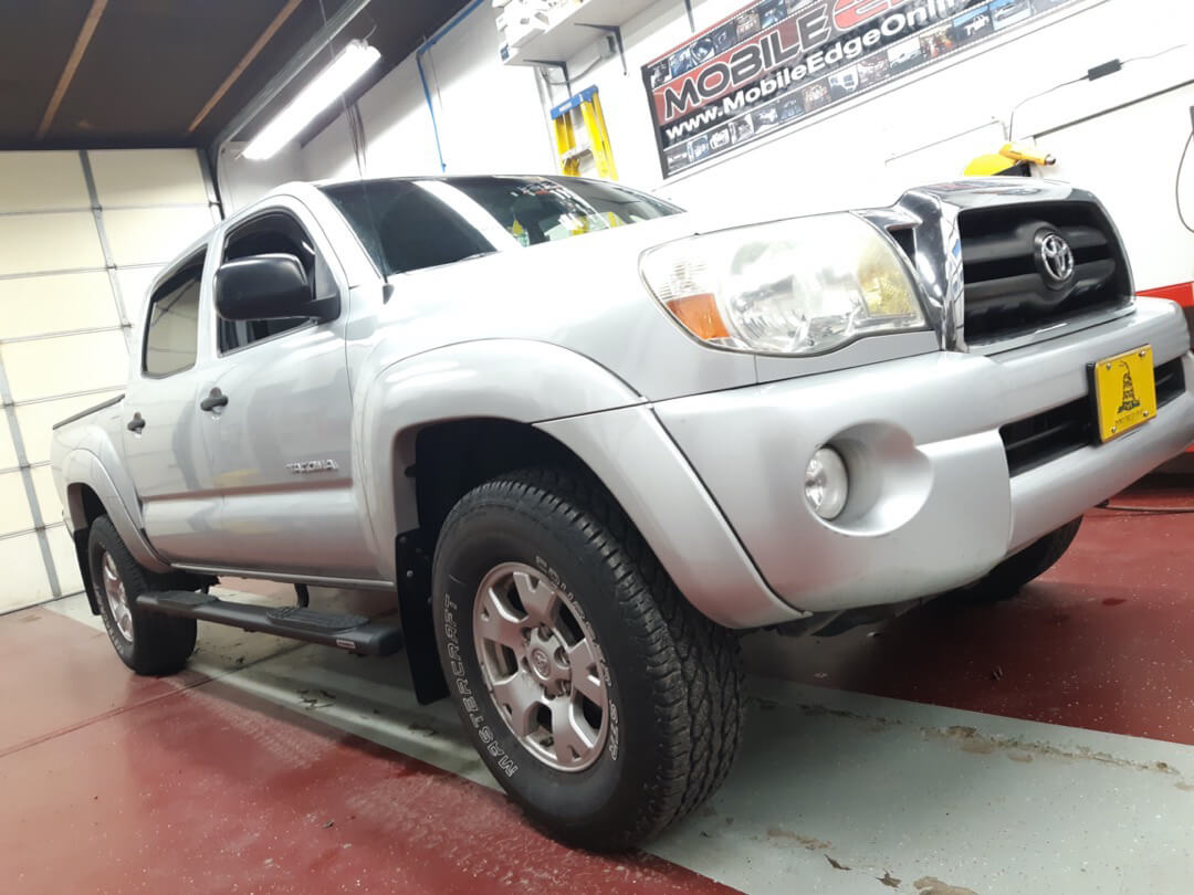 Go Rhino Step Bar and WeatherTech MudFlaps for 2008 Toyota Tacoma