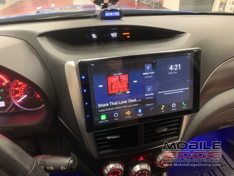 Lehighton Client Upgrades Subaru STI Stereo
